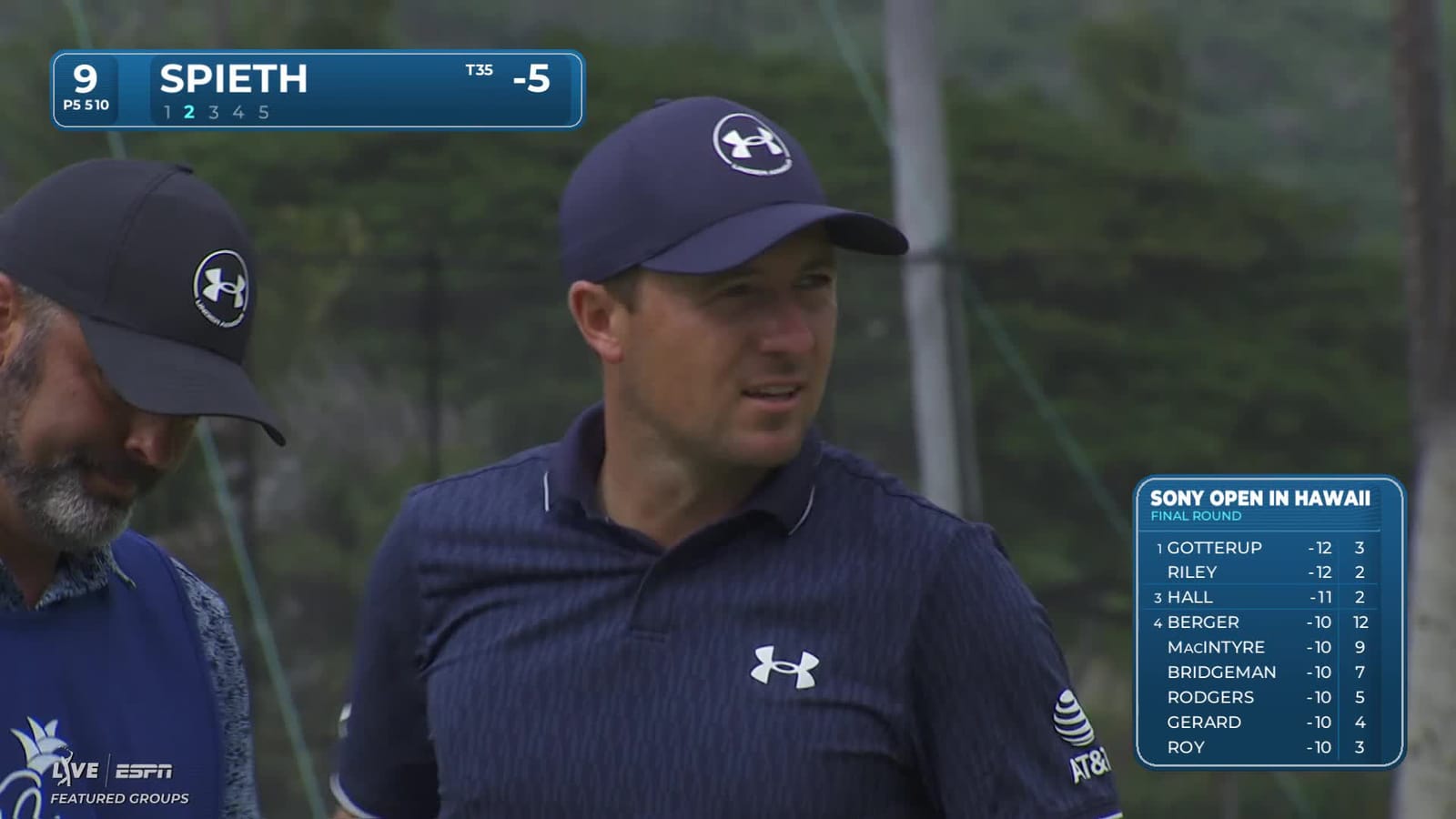 Jordan Spieth | Round 4 | 9th hole | Shot 2 | 2026 Sony Open