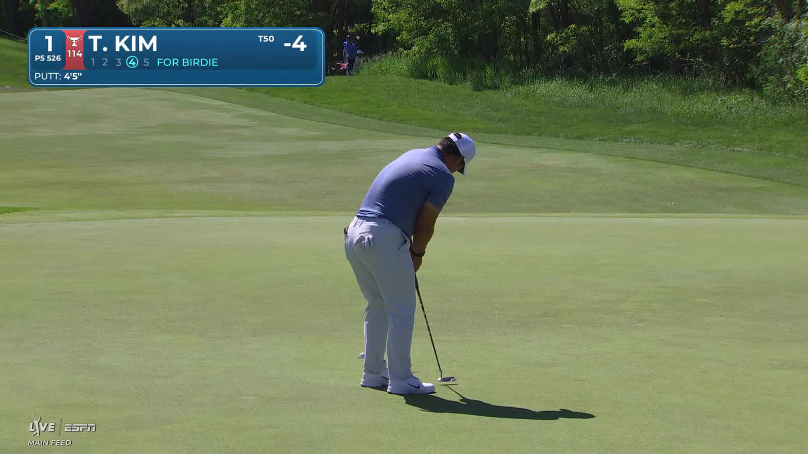Tom Kim | Round 3 | 1st hole | Shot 4 | 2026 RBC Canadian