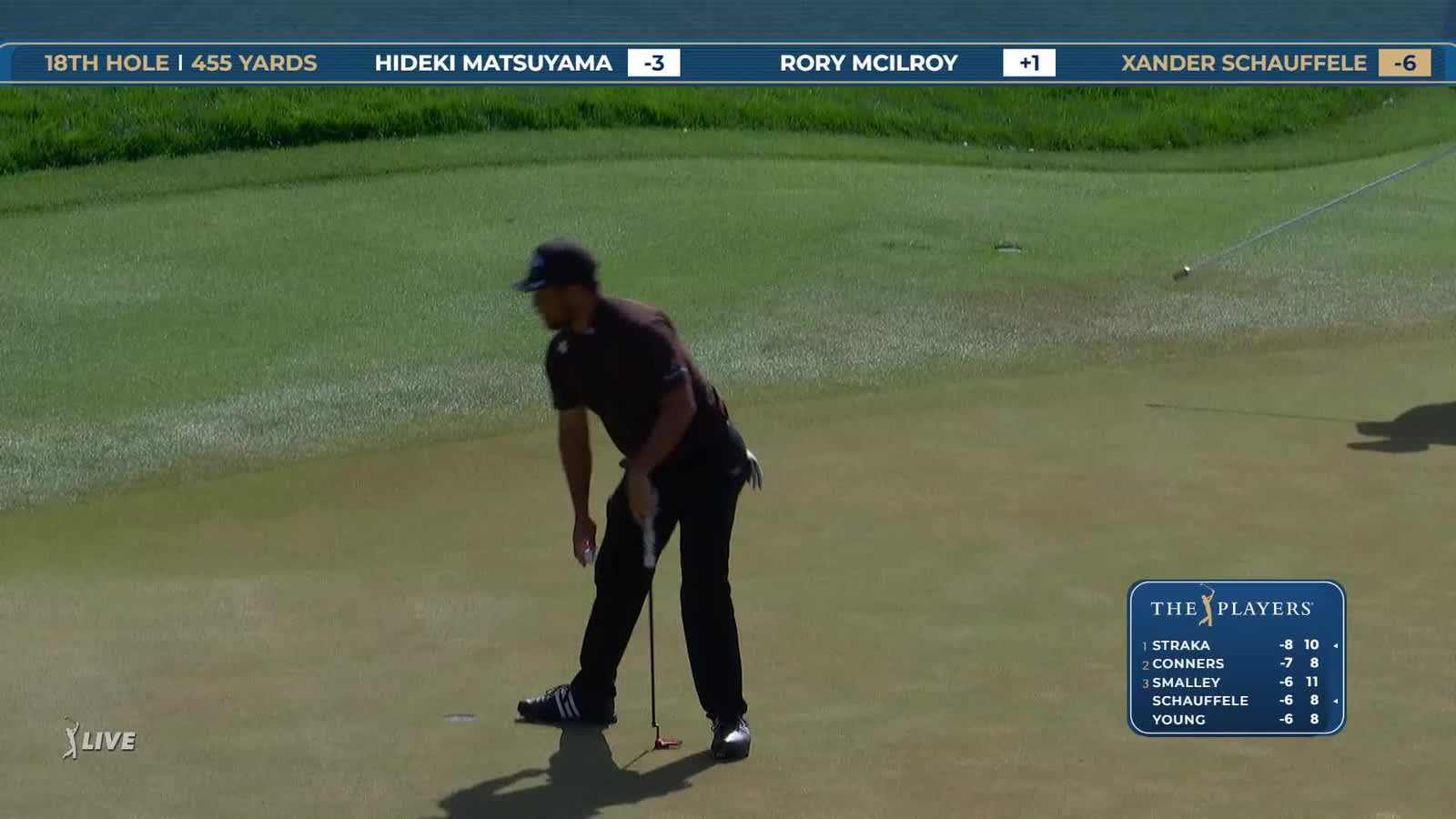 Xander Schauffele | Round 2 | 18th hole | Shot 4 | 2026 THE PLAYERS