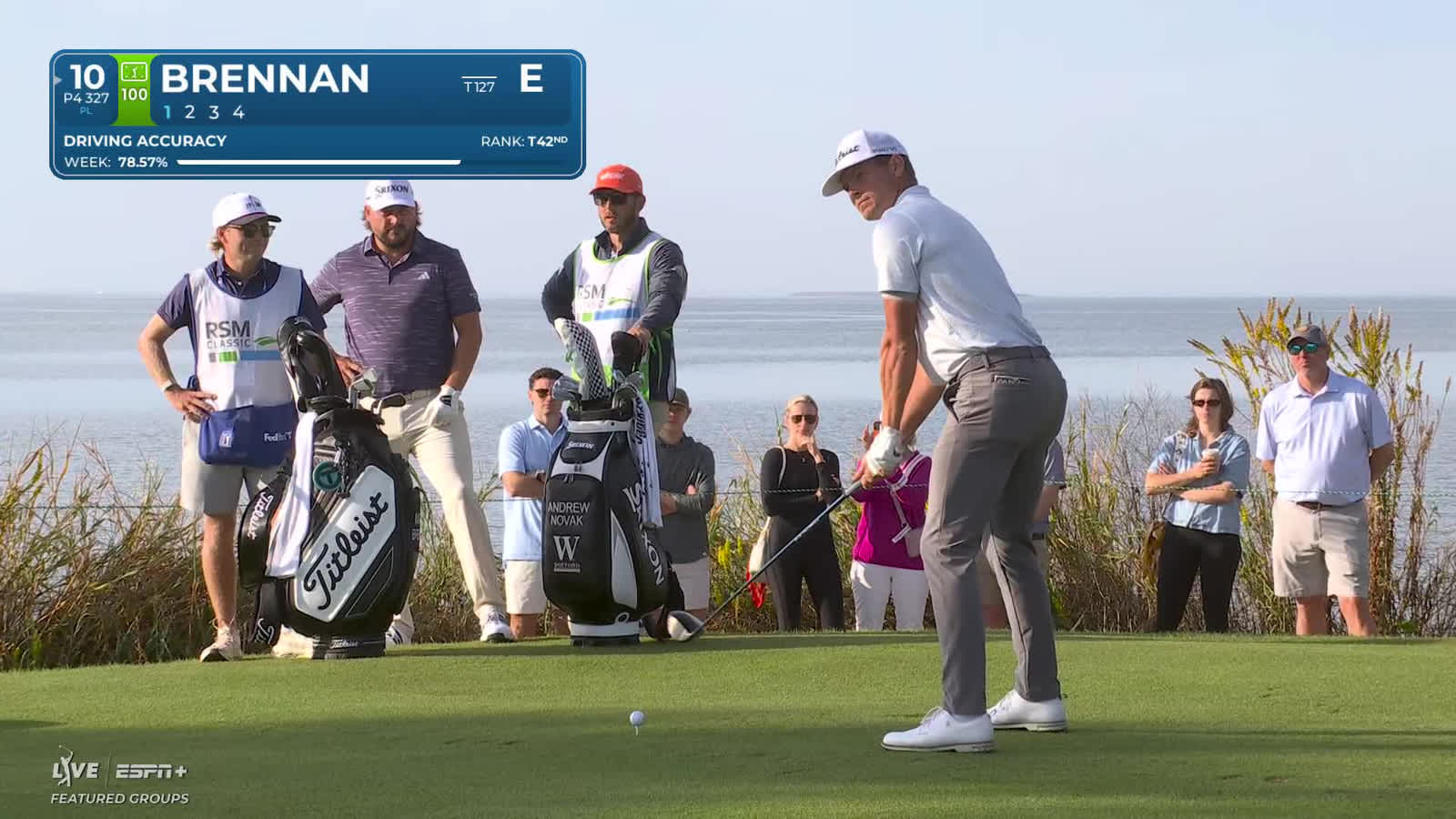 Michael Brennan | Round 2 | 10th hole | Shot 1 | 2025 The RSM Classic