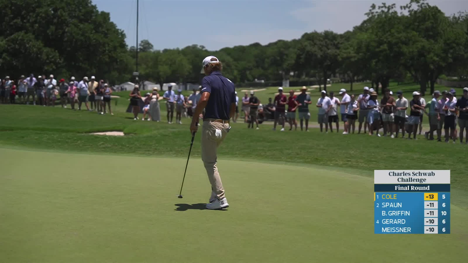 Eric Cole | Round 4 | 6th hole | Shot 4 | 2026 Charles Schwab