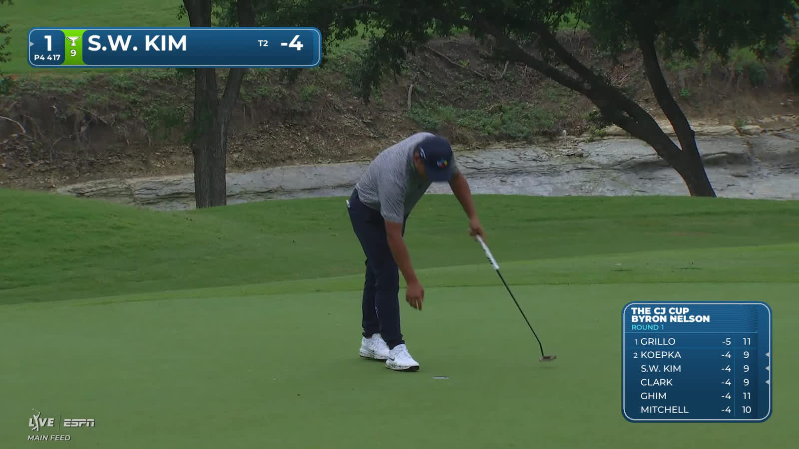 Si Woo Kim | Round 1 | 1st hole | Shot 4 | 2026 THE CJ CUP