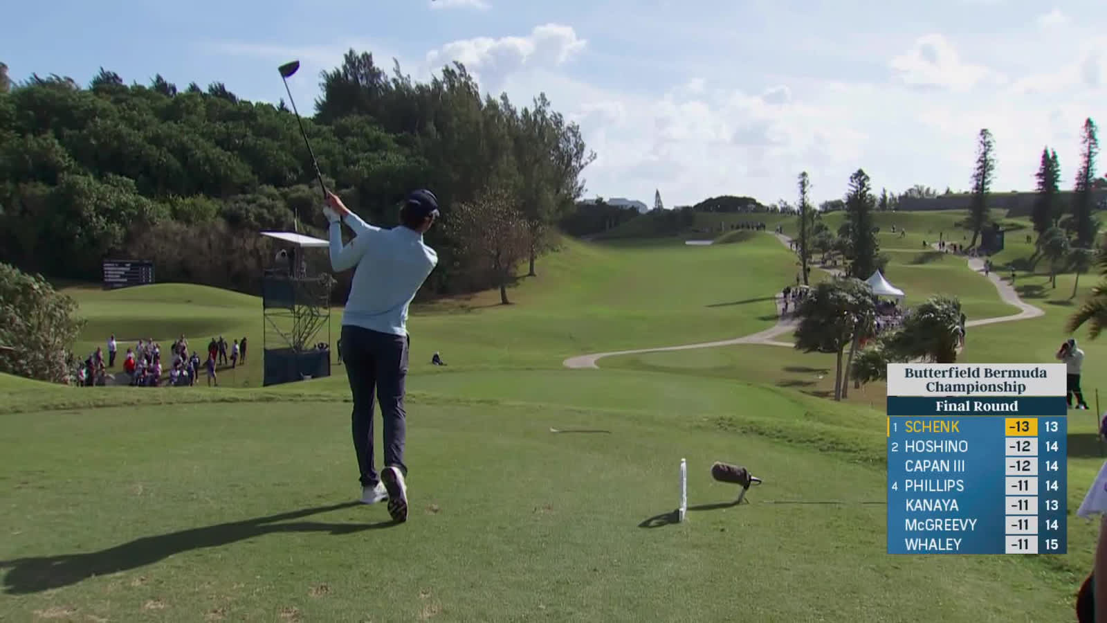 Adam Schenk | Round 4 | 14th hole | Shot 1 | 2025 Butterfield Bermuda