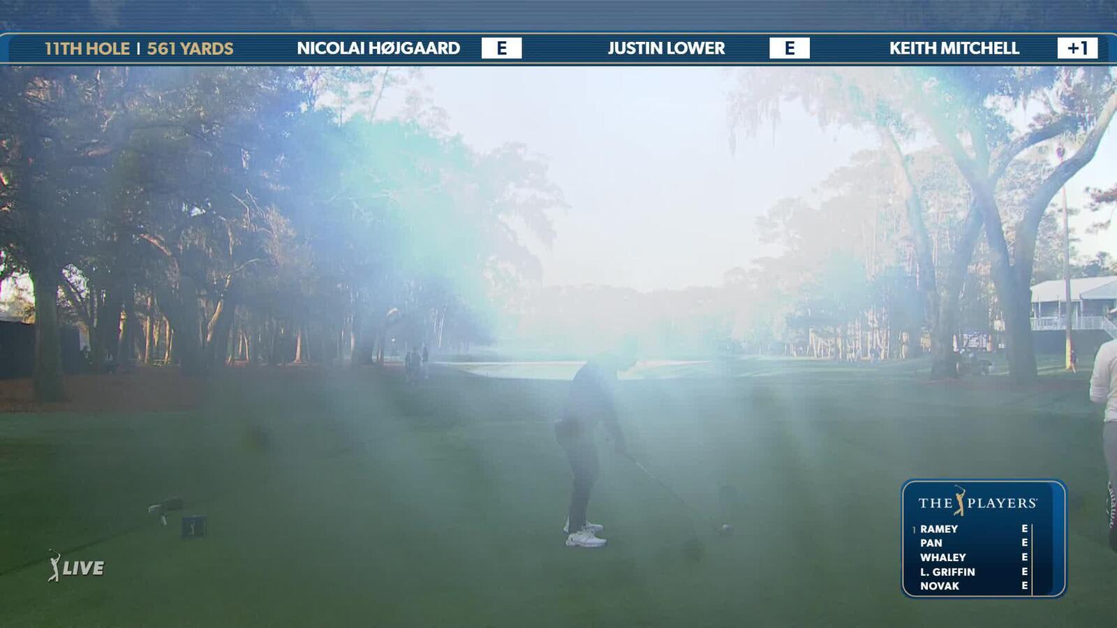 Justin Lower | Round 1 | 11th hole | Shot 1 | 2025 THE PLAYERS