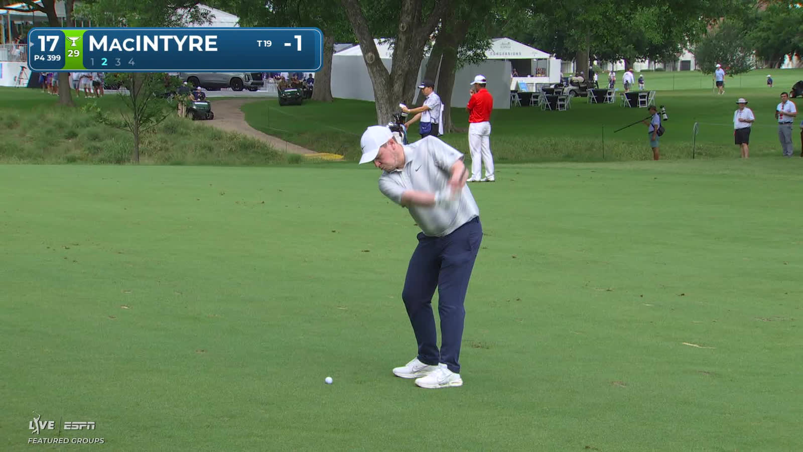 Robert MacIntyre | Round 1 | 17th hole | Shot 2 | 2026 Charles Schwab