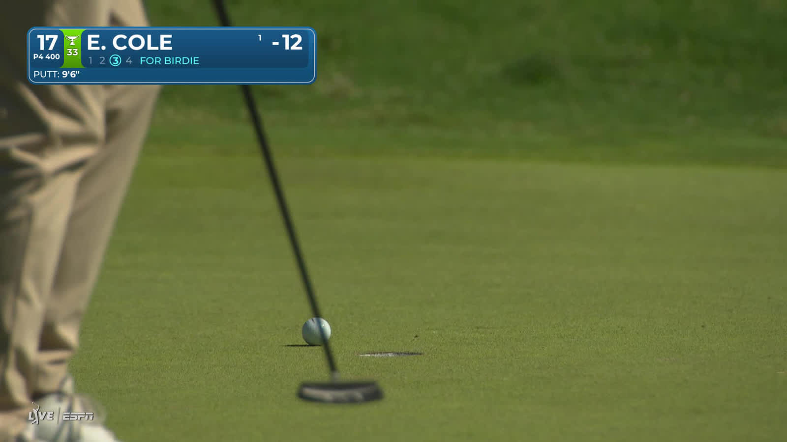 Eric Cole | Round 4 | 17th hole | Shot 3 | 2026 Charles Schwab
