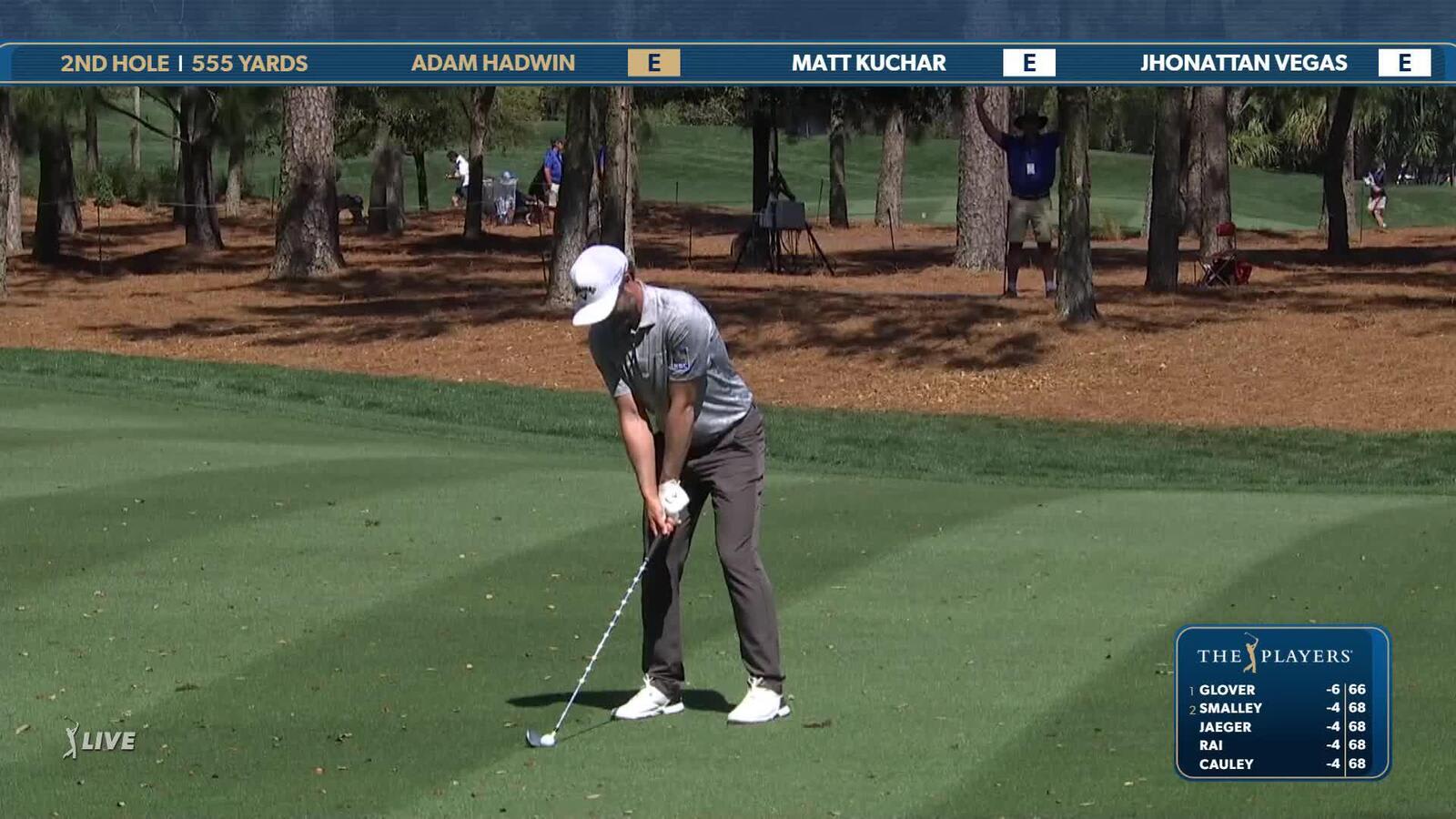 Adam Hadwin | Round 1 | 2nd hole | Shot 2 | 2025 THE PLAYERS