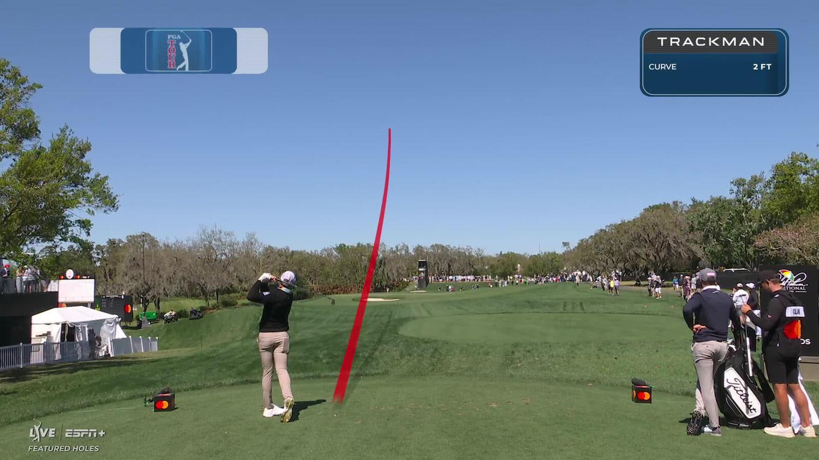 Sam Burns | Round 1 | 2nd hole | Shot 1 | 2025 Arnold Palmer