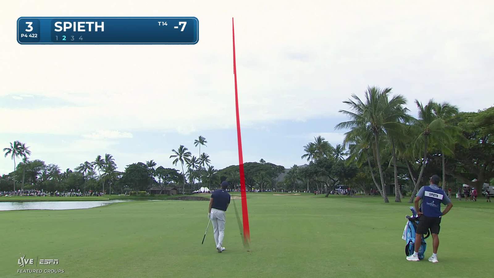 Jordan Spieth | Round 4 | 3rd hole | Shot 2 | 2026 Sony Open