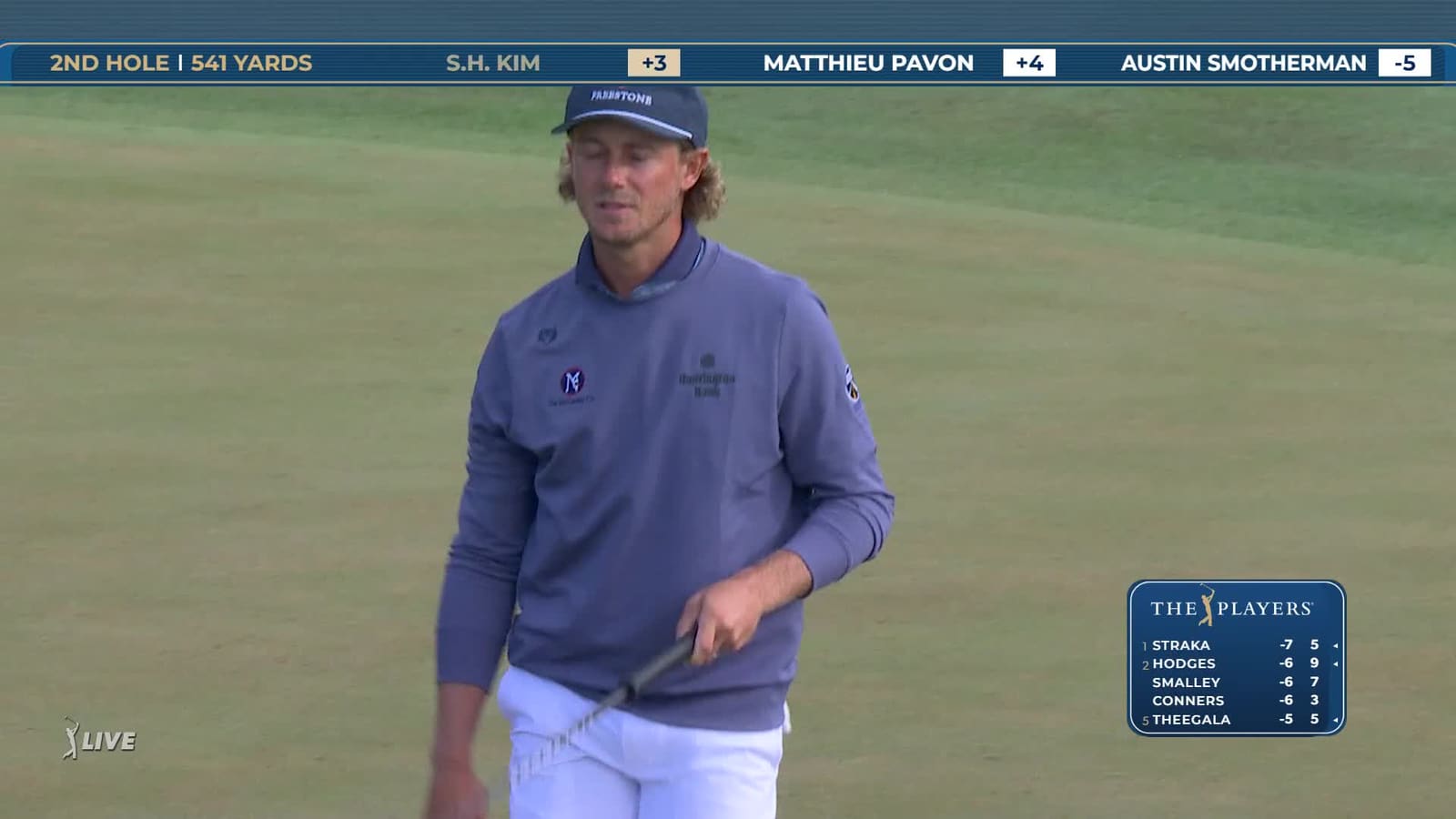Austin Smotherman | Round 2 | 2nd hole | Shot 5 | 2026 THE PLAYERS
