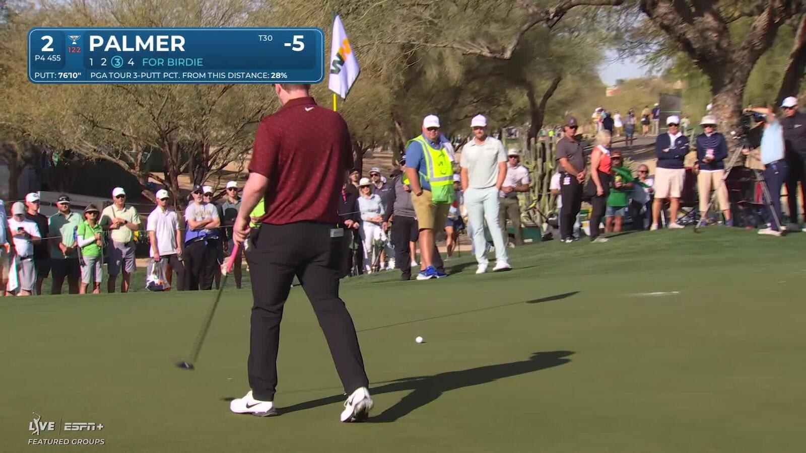 Ryan Palmer | Round 3 | 2nd hole | Shot 3 | 2025 WM Phoenix Open