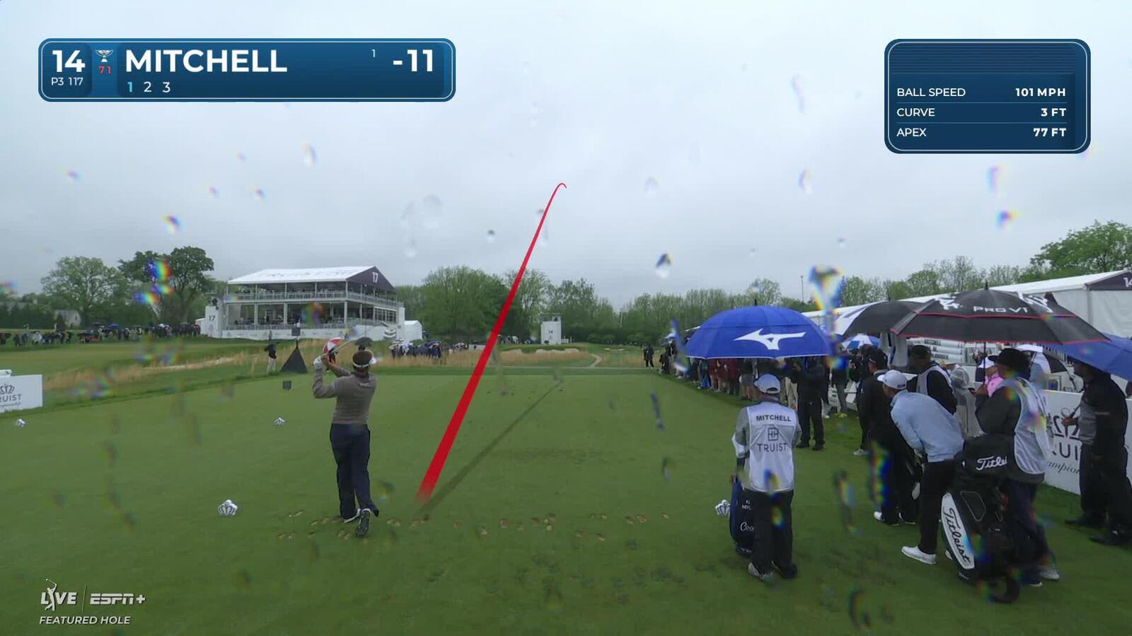 Keith Mitchell | Round 2 | 14th hole | Shot 1 | 2025 Truist Championship