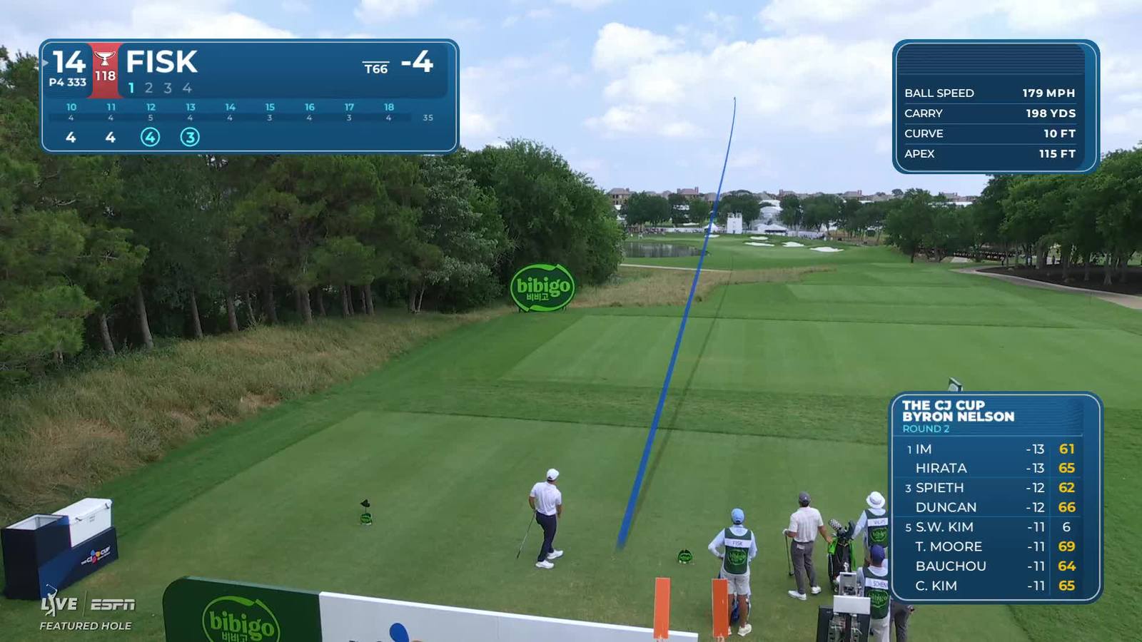 Steven Fisk | Round 2 | 14th hole | Shot 1 | 2026 THE CJ CUP
