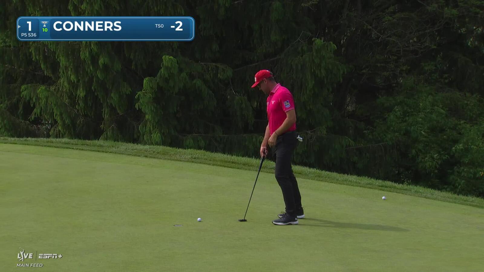 Corey Conners | Round 2 | 1st hole | Shot 4 | 2025 RBC Canadian