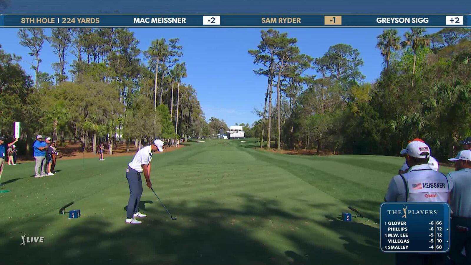 Mac Meissner | Round 1 | 8th hole | Shot 1 | 2025 THE PLAYERS