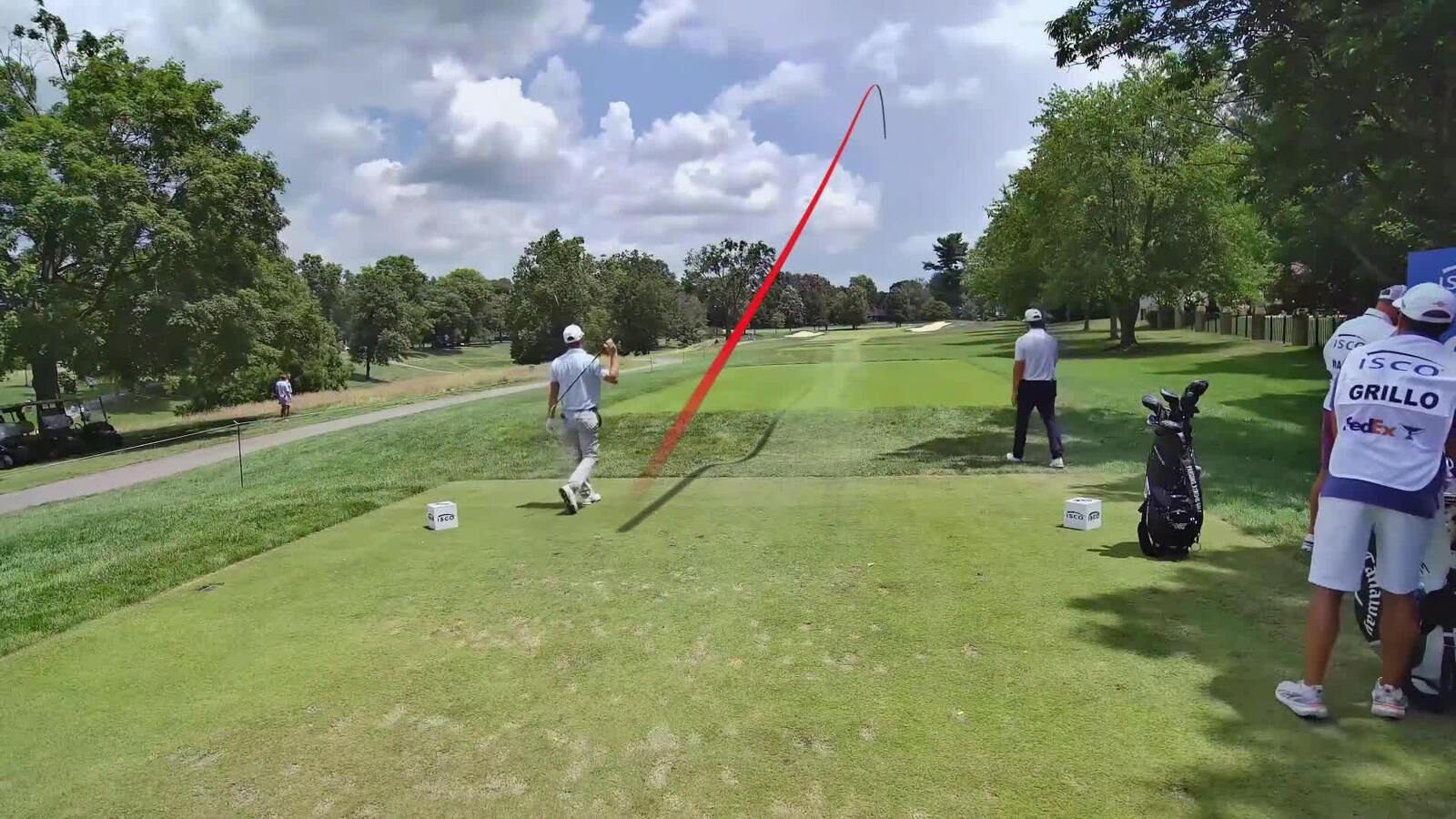 Emiliano Grillo | Round 3 | 6th hole | Shot 1 | 2025 ISCO Championship