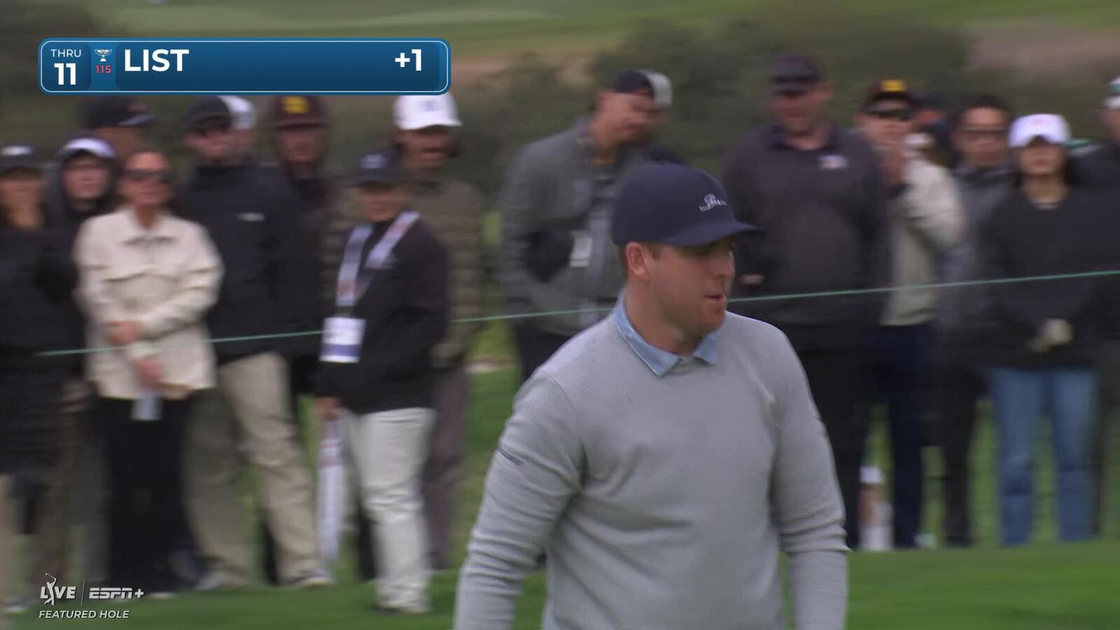 Luke List | Round 4 | 11th hole | Shot 3 | 2025 Farmers