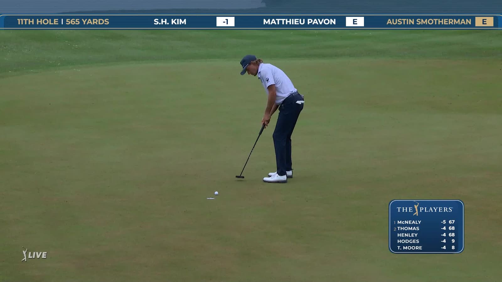 Austin Smotherman | Round 1 | 11th hole | Shot 4 | 2026 THE PLAYERS