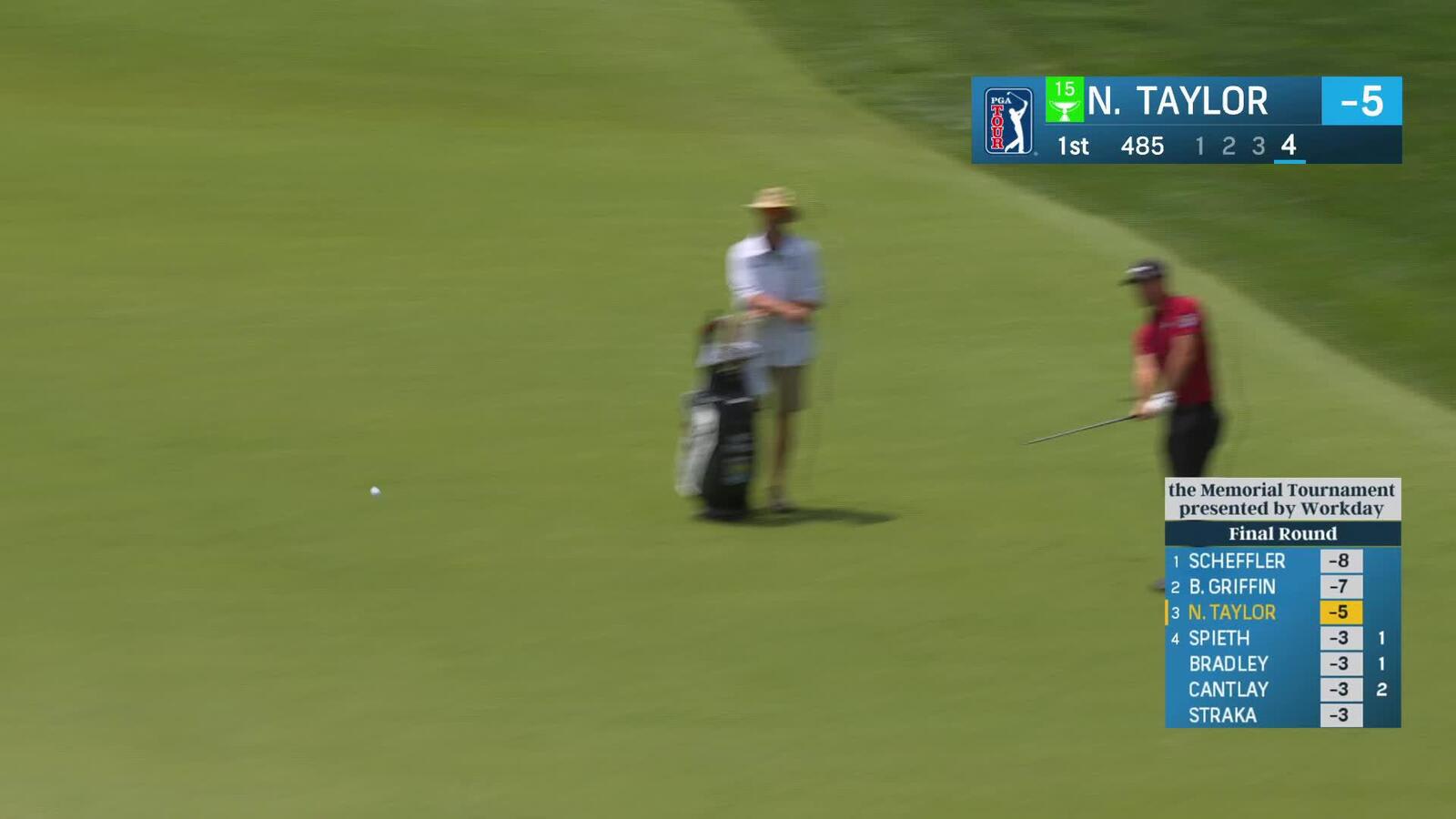 Nick Taylor | Round 4 | 1st hole | Shot 4 | 2025 the Memorial