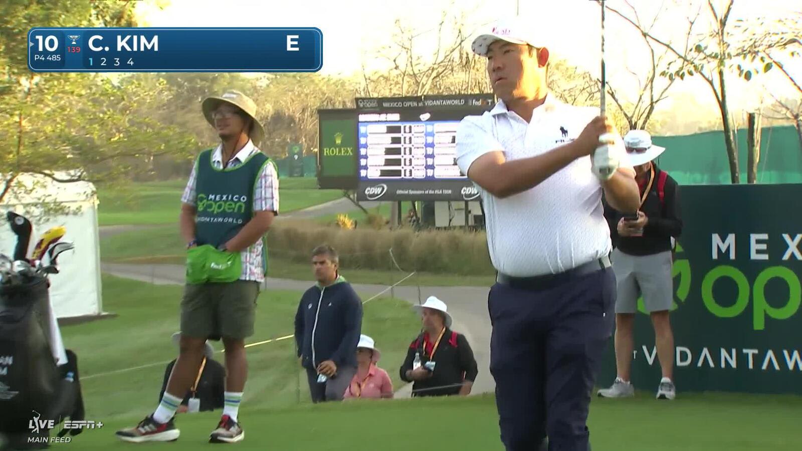 Chan Kim | Round 1 | 10th hole | Shot 1 | 2025 Mexico Open