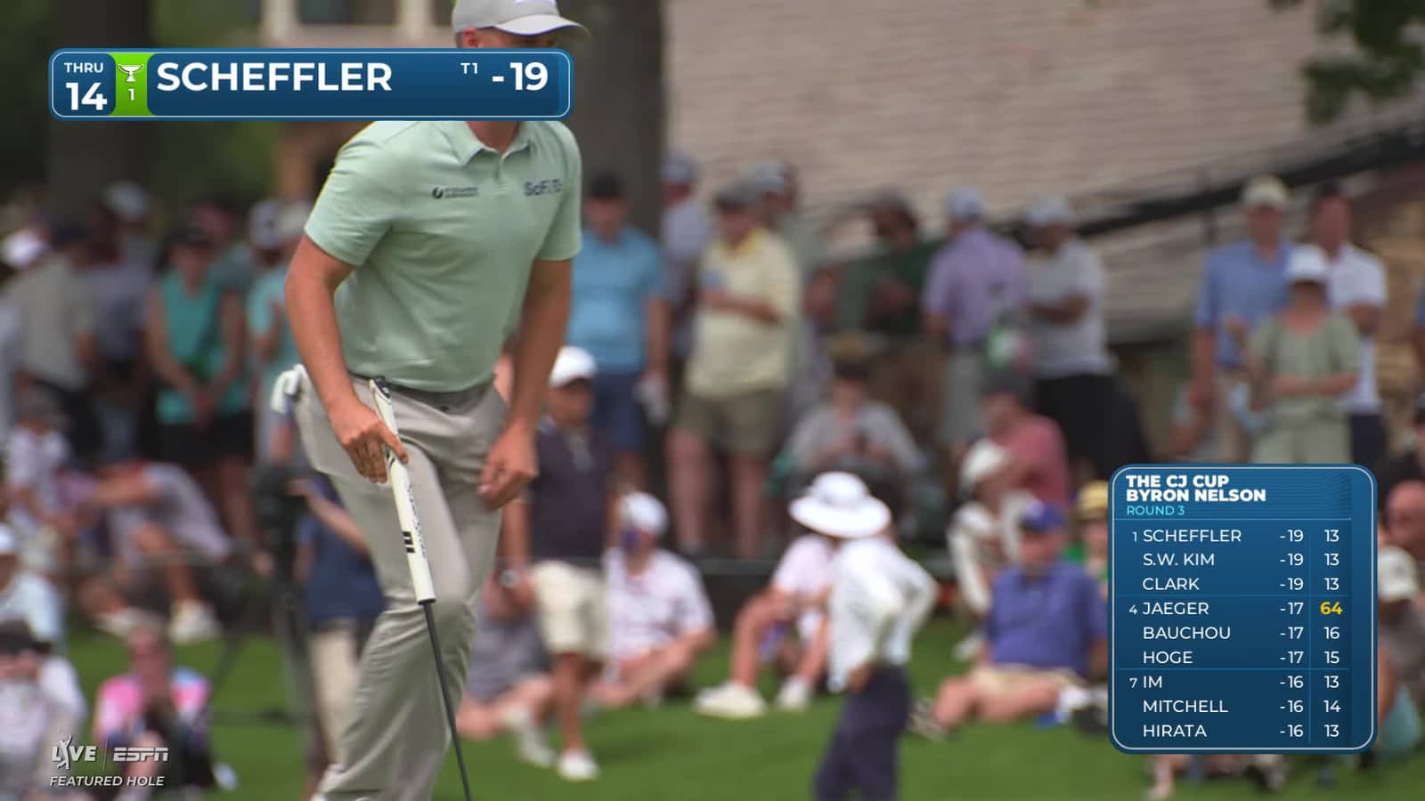 Scottie Scheffler | Round 3 | 14th hole | Shot 4 | 2026 THE CJ CUP