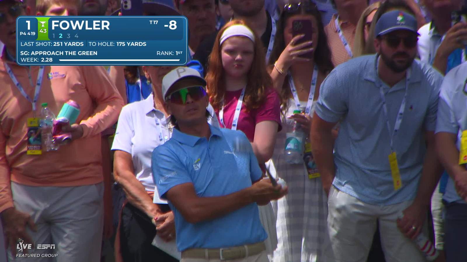 Rickie Fowler | Round 3 | 1st hole | Shot 2 | 2026 RBC Heritage