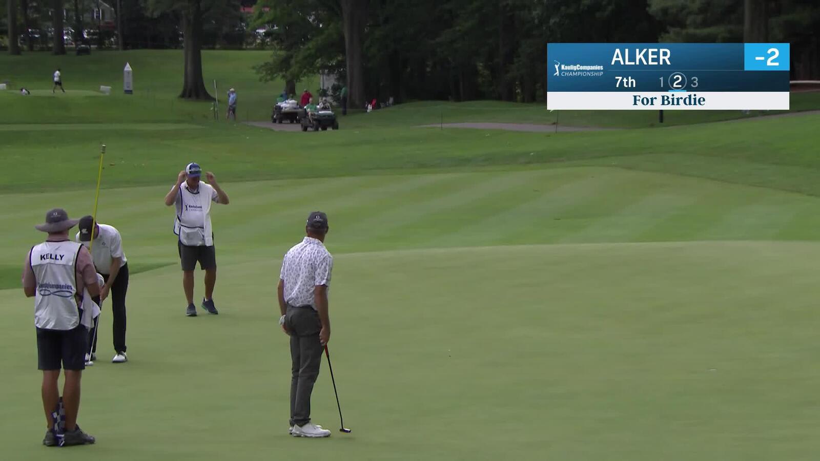 Steven Alker | Round 1 | 7th hole | Shot 2 | 2025 Kaulig Co. Championship