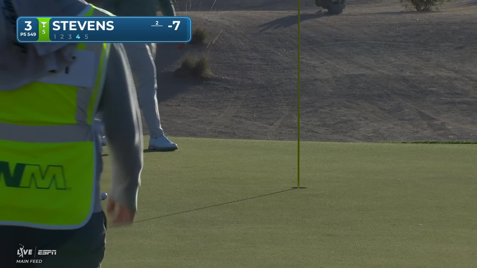 Sam Stevens | Round 2 | 3rd hole | Shot 4 | 2026 WM Phoenix Open