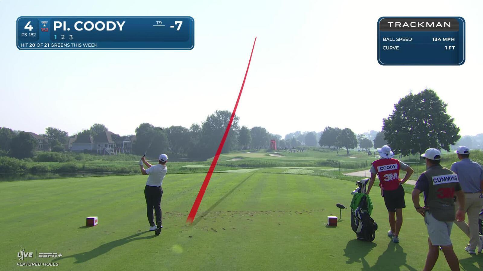 Pierceson Coody | Round 2 | 4th hole | Shot 1 | 2025 3M Open