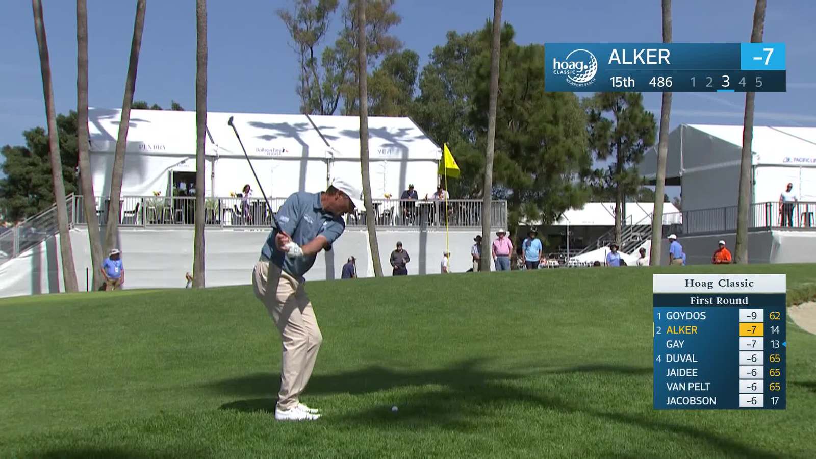 Steven Alker | Round 1 | 15th hole | Shot 3 | 2026 Hoag Classic