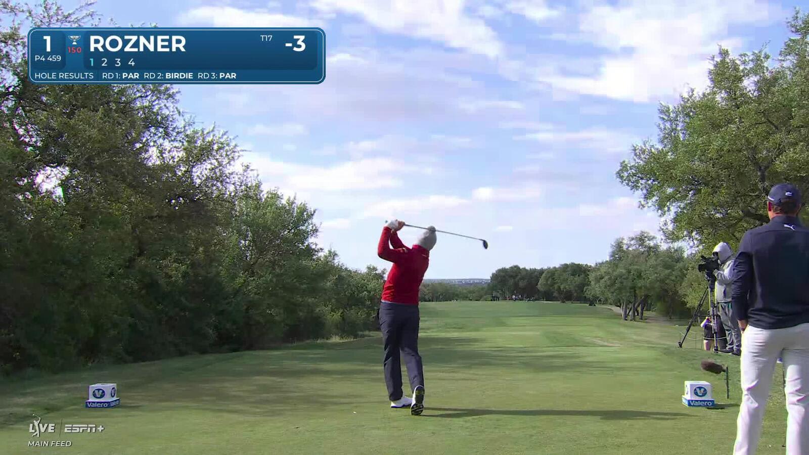 Antoine Rozner | Round 4 | 1st hole | Shot 1 | 2025 Valero