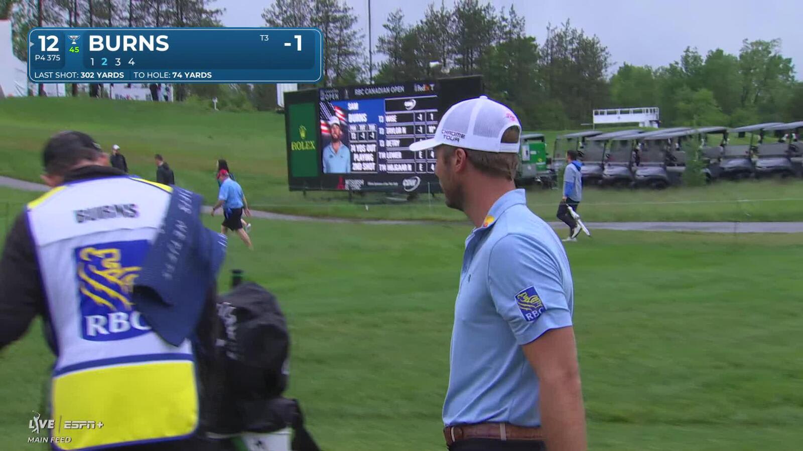 Sam Burns | Round 1 | 12th hole | Shot 2 | 2025 RBC Canadian
