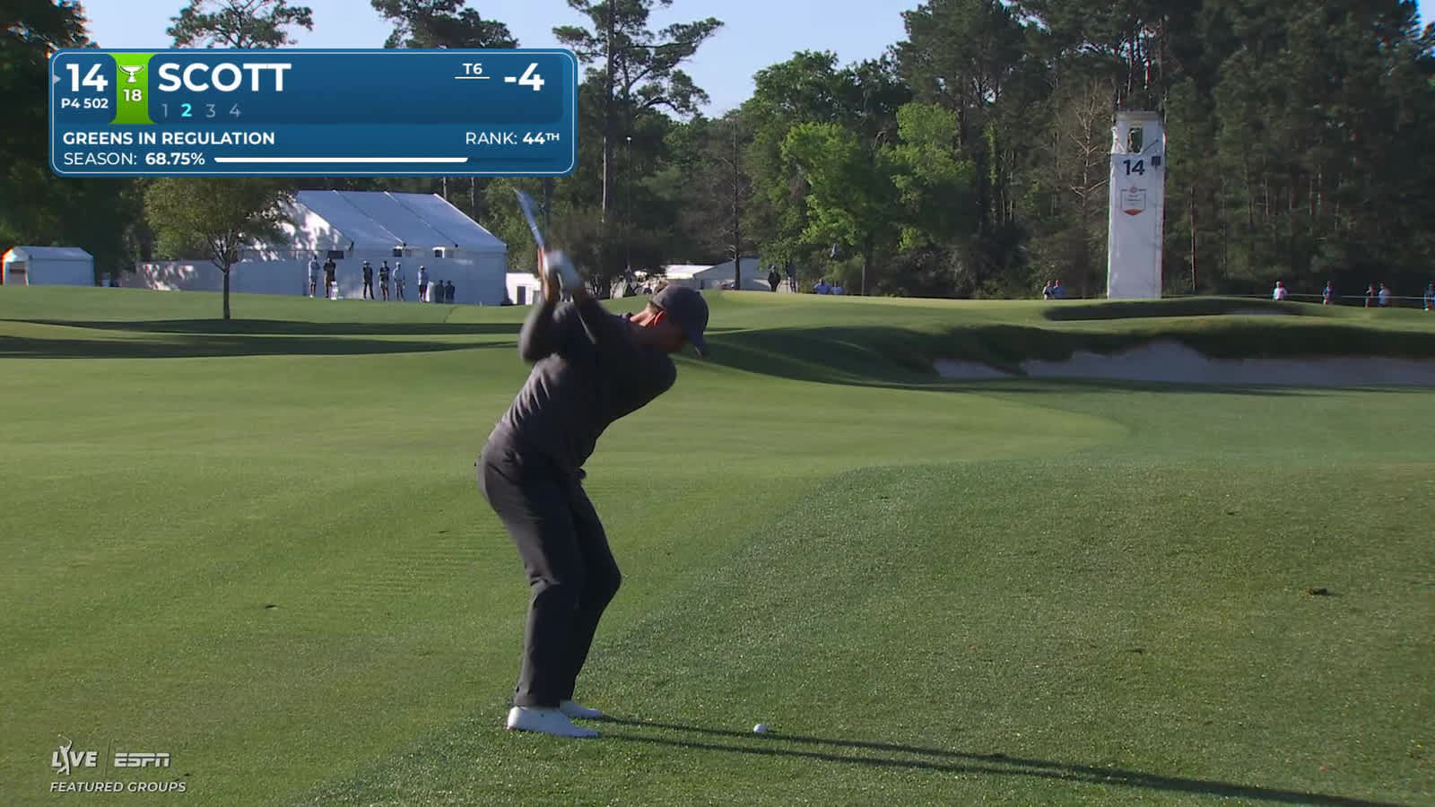 Adam Scott | Round 2 | 14th hole | Shot 2 | 2026 Texas Children's