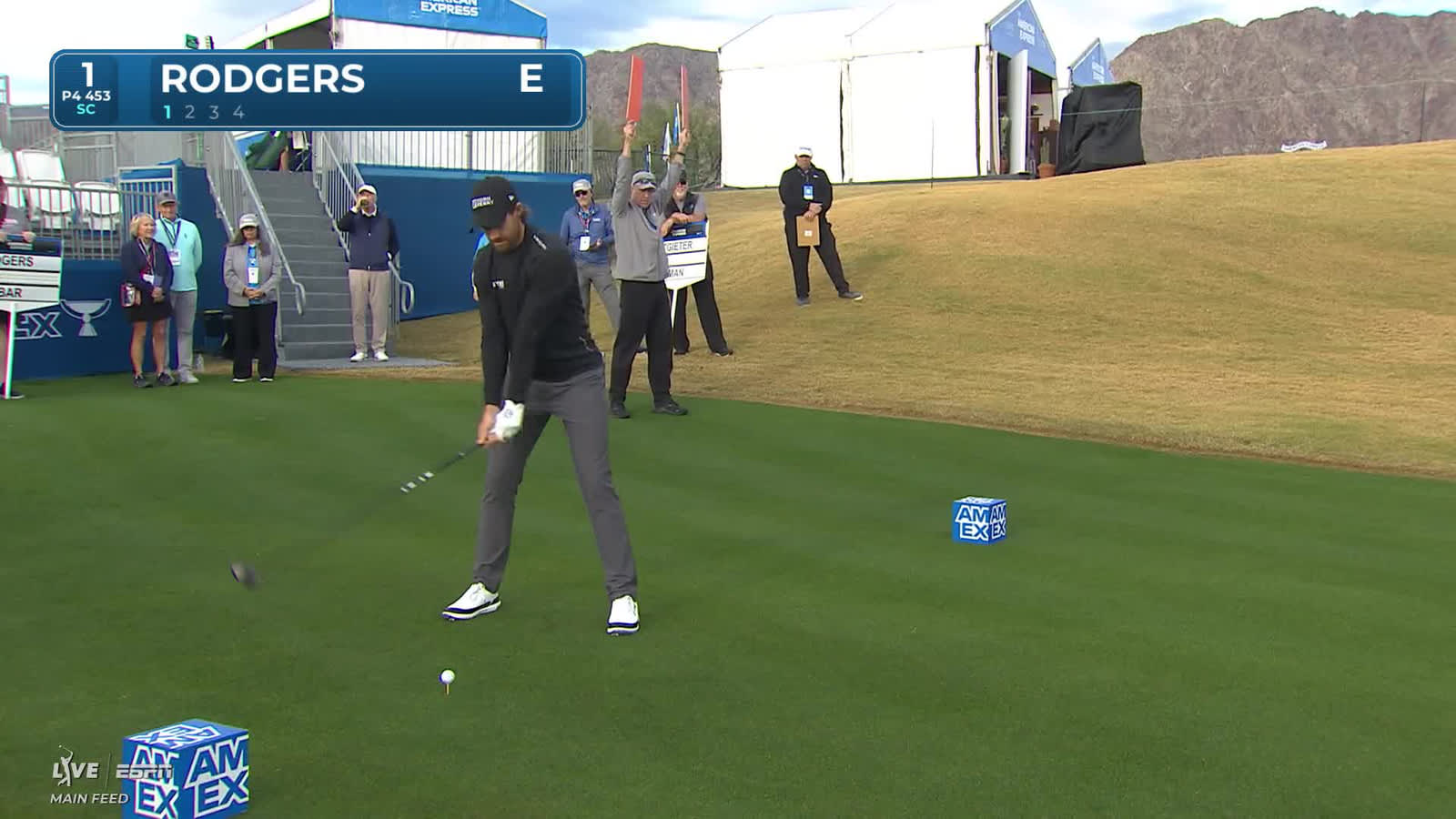 Patrick Rodgers | Round 1 | 1st hole | Shot 1 | 2026 The American Express
