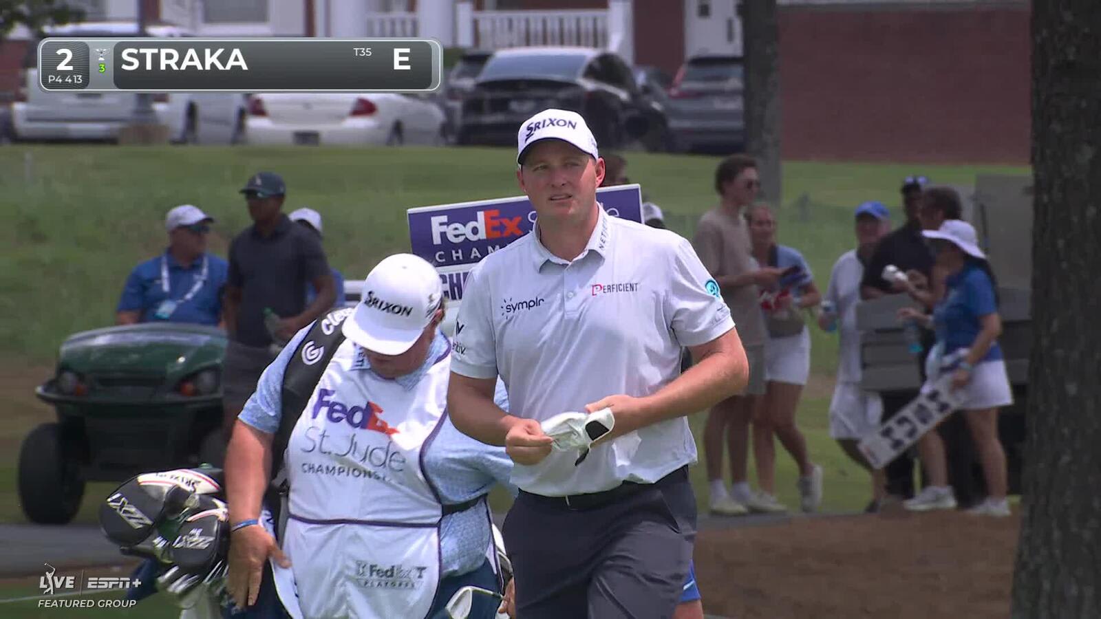 Sepp Straka | Round 1 | 2nd hole | Shot 2 | 2025 FedEx St. Jude