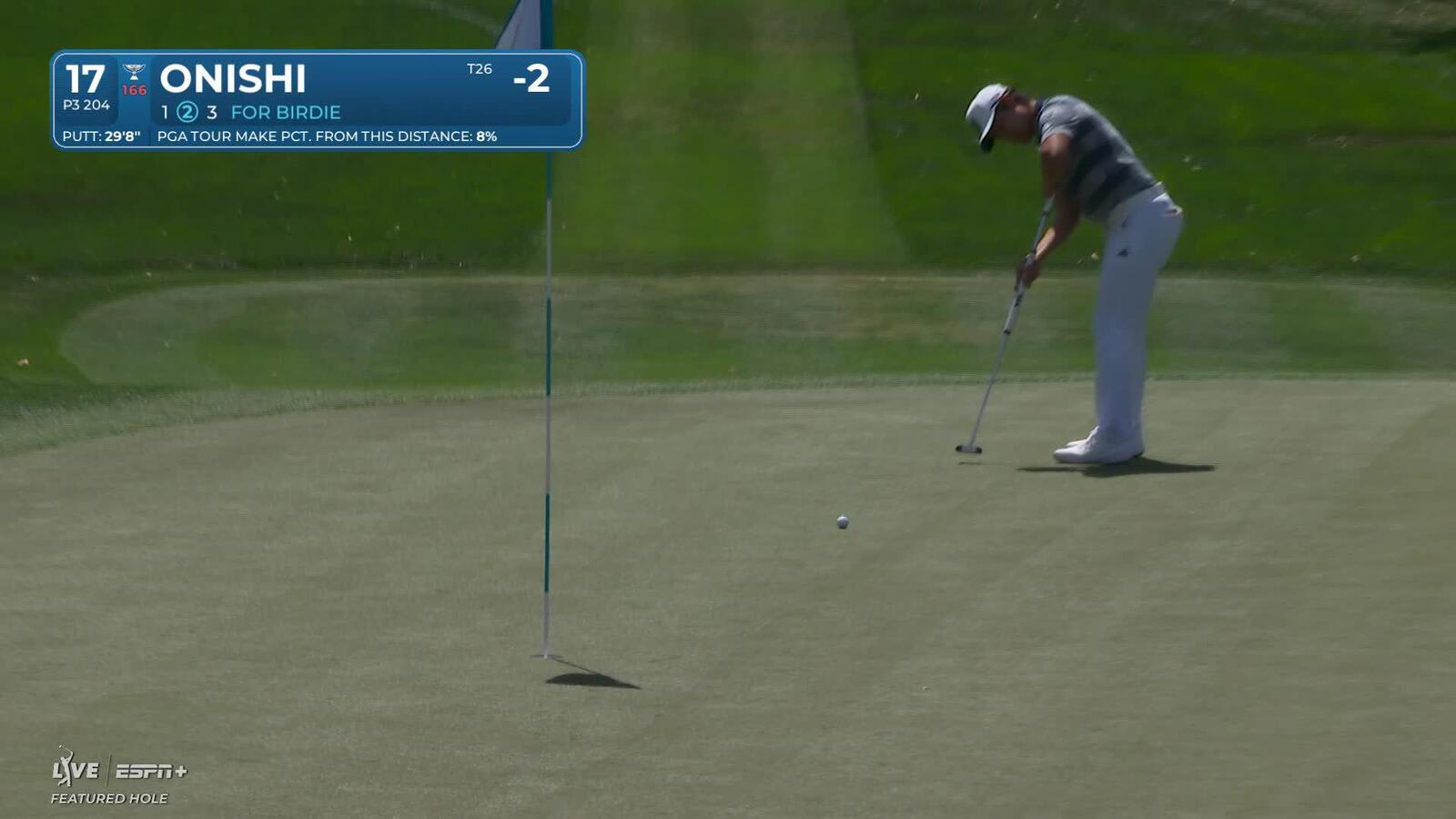 Kaito Onishi | Round 3 | 17th hole | Shot 2 | 2025 Valspar