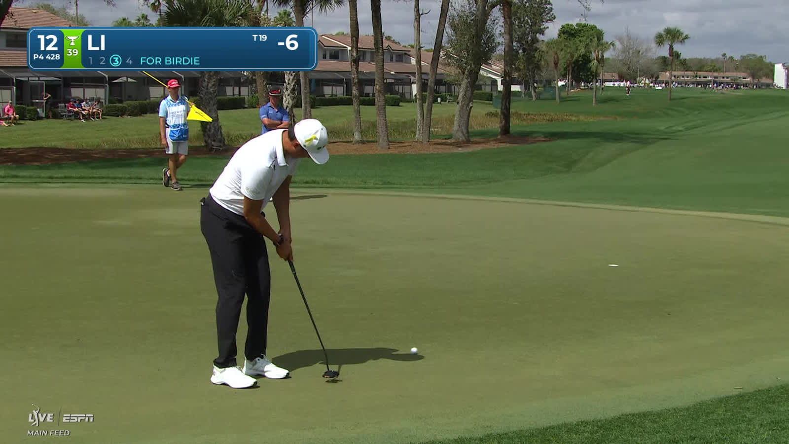 Haotong Li | Round 4 | 12th hole | Shot 3 | 2026 Cognizant Classic