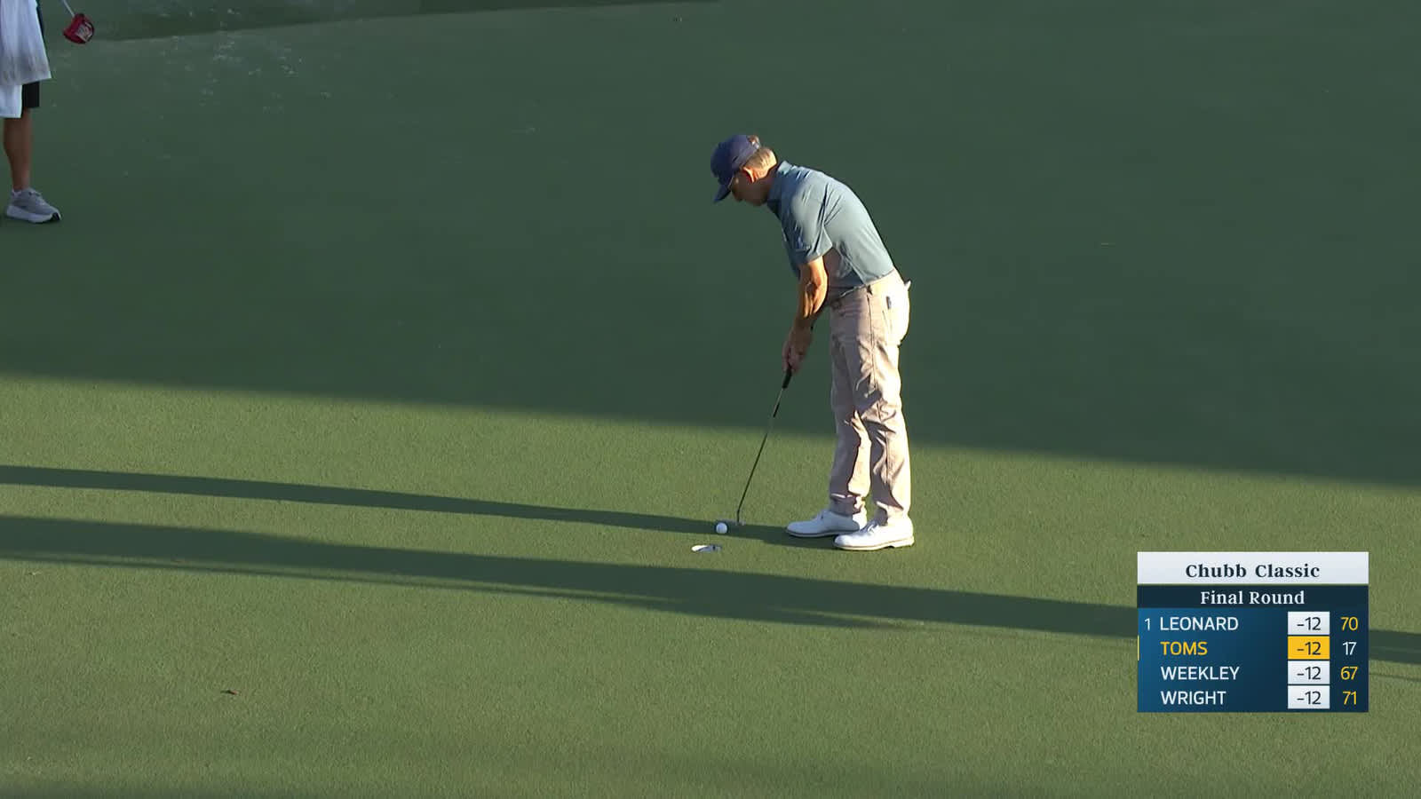 David Toms | Round 3 | 18th hole | Shot 4 | 2026 Chubb Classic