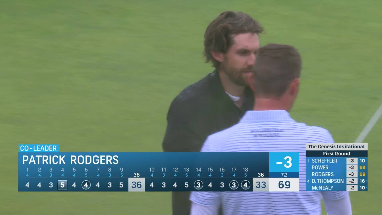 Patrick Rodgers | Round 1 | 18th hole | Shot 4 | 2025 Genesis