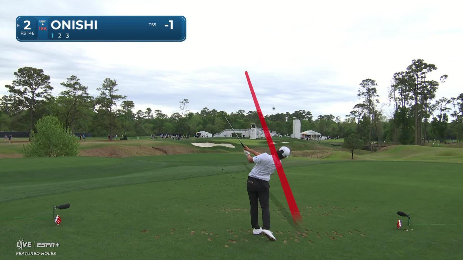 Kaito Onishi | Round 2 | 2nd hole | Shot 1 | 2025 Houston Open