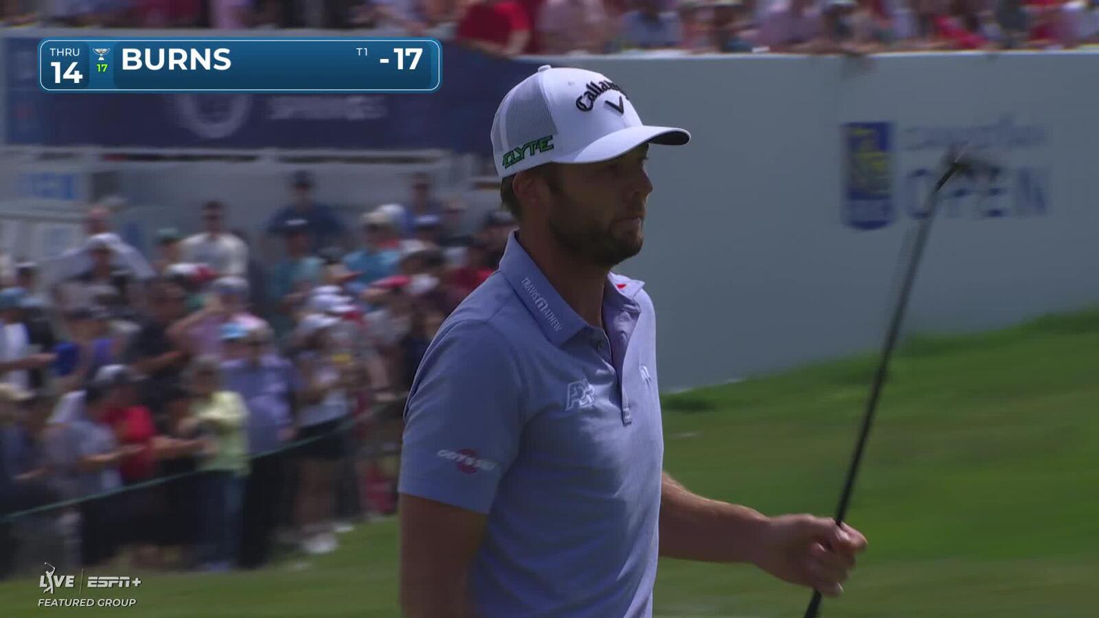 Sam Burns | Round 4 | 14th hole | Shot 2 | 2025 RBC Canadian