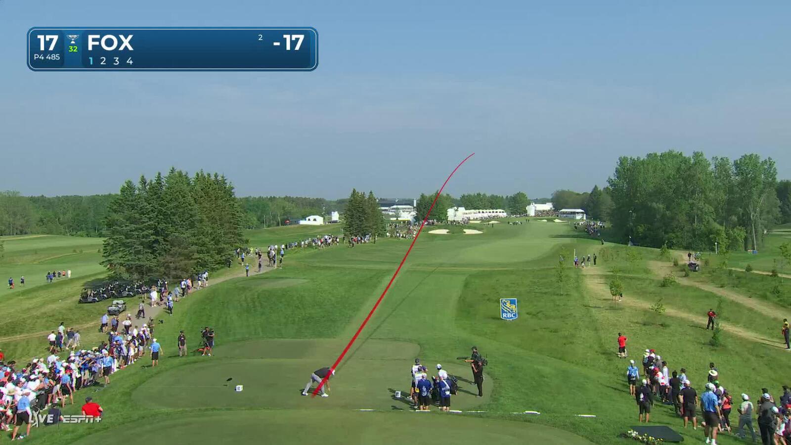Ryan Fox | Round 4 | 17th hole | Shot 1 | 2025 RBC Canadian