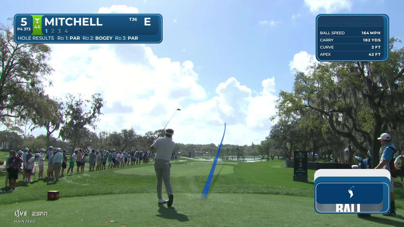 Keith Mitchell | Round 4 | 5th hole | Shot 1 | 2026 Arnold Palmer