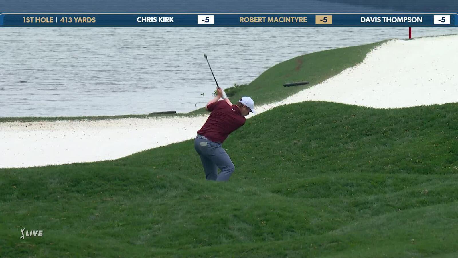 Robert MacIntyre | Round 4 | 1st hole | Shot 3 | 2025 THE PLAYERS