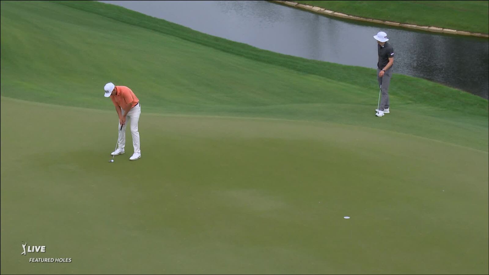 Sam Stevens | 2024 Houston Open | Round 4 | 15th hole | Shot 3