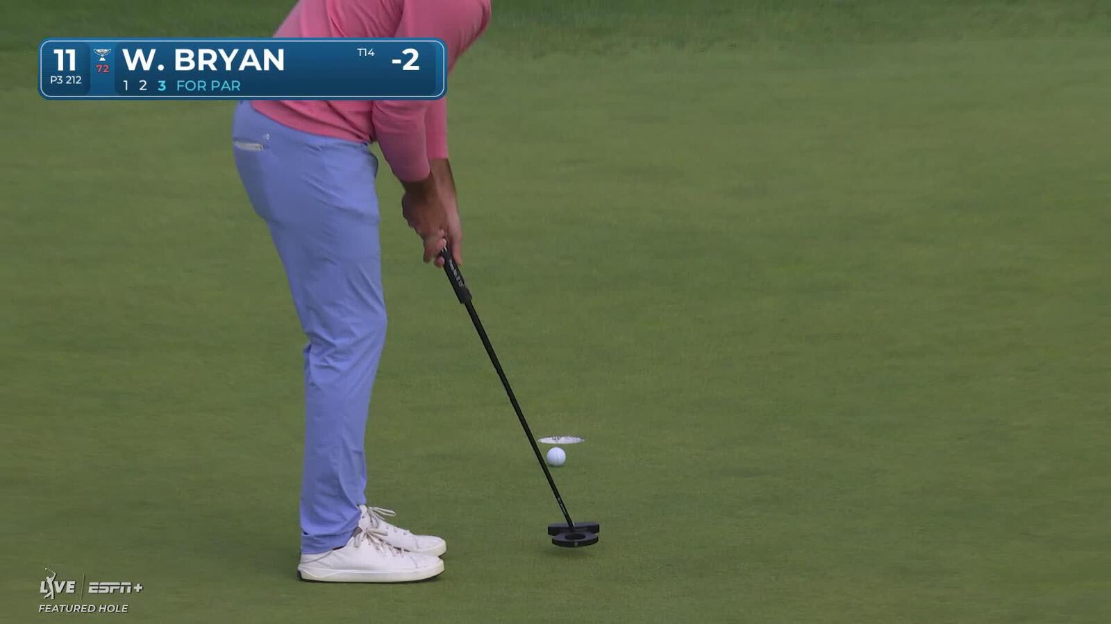 Wesley Bryan | Round 4 | 11th hole | Shot 4 | 2025 Farmers