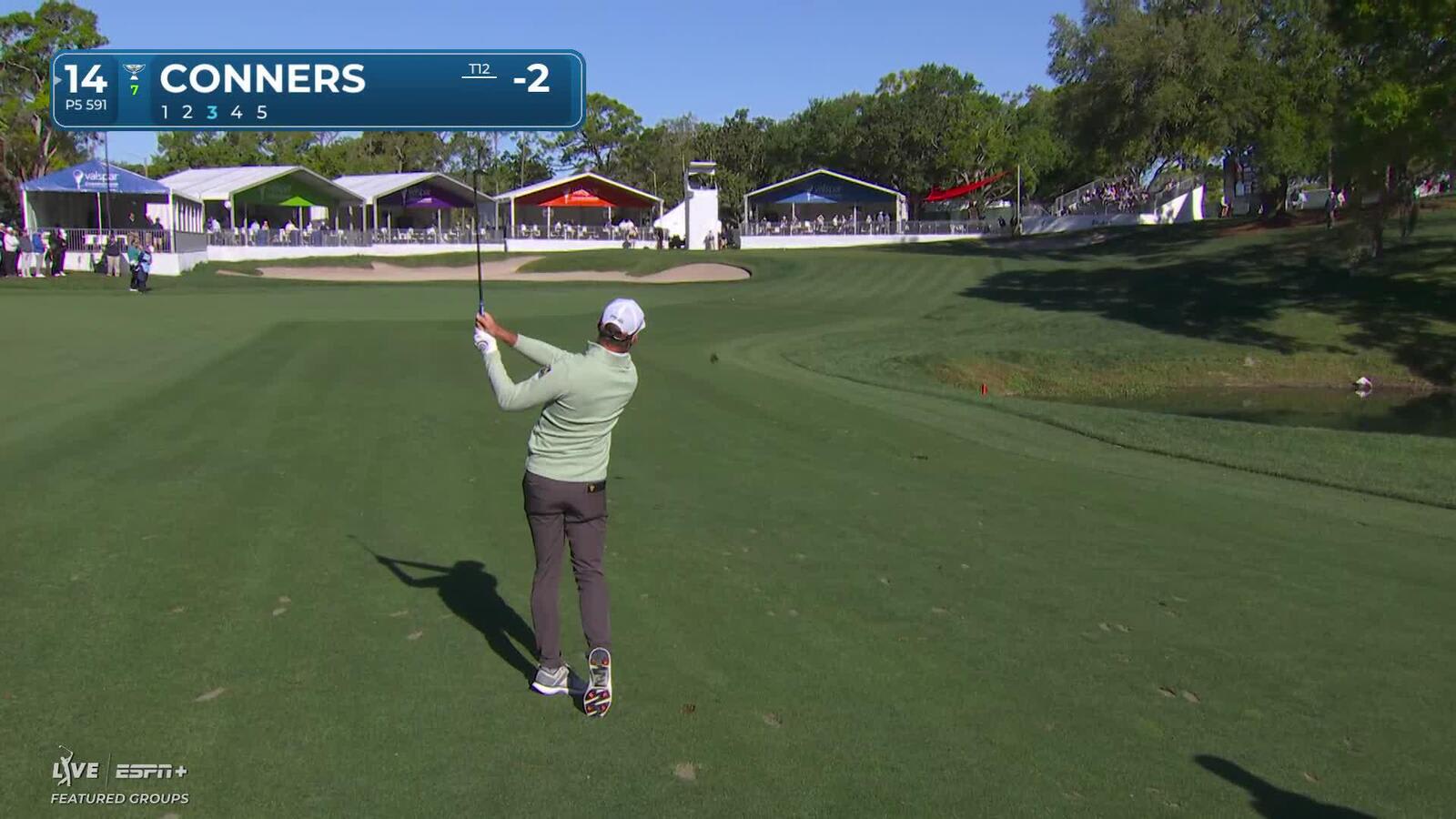 Corey Conners | Round 2 | 14th hole | Shot 3 | 2025 Valspar