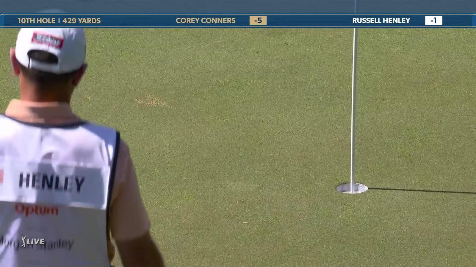 Corey Conners | Round 3 | 10th hole | Shot 3 | 2025 THE PLAYERS