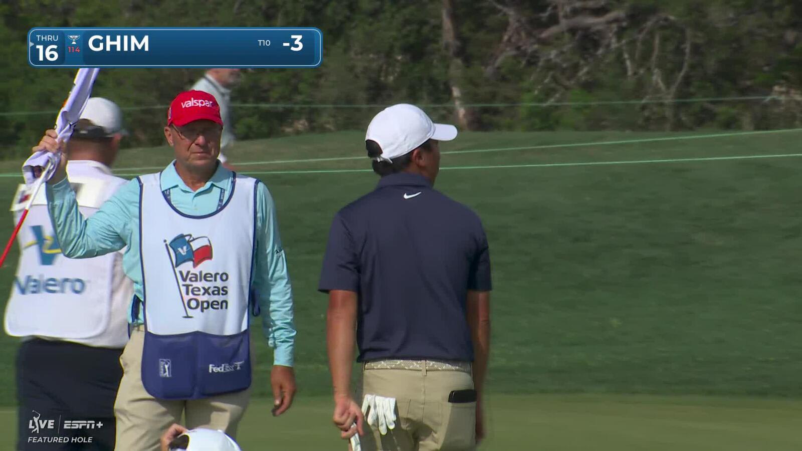 Doug Ghim | Round 1 | 7th hole | Shot 4 | 2025 Valero