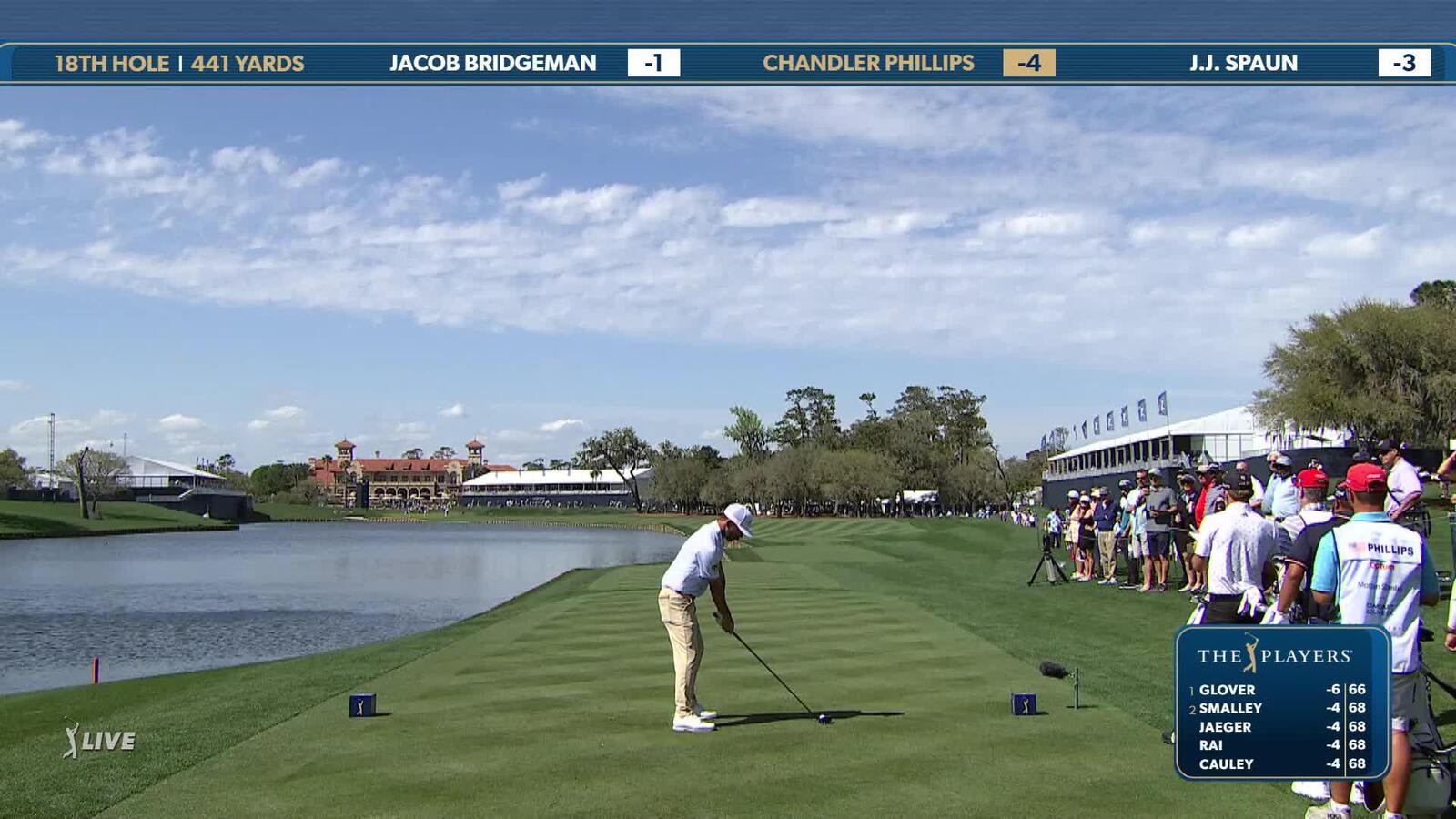 Chandler Phillips | Round 1 | 18th hole | Shot 1 | 2025 THE PLAYERS